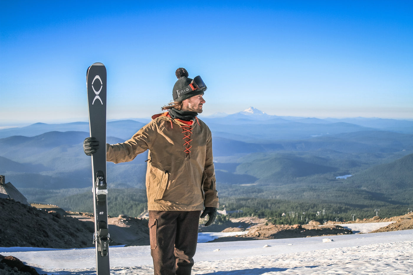 Men's Anorak Jacket - Waxed Canvas Pullover | Alps & Meters
