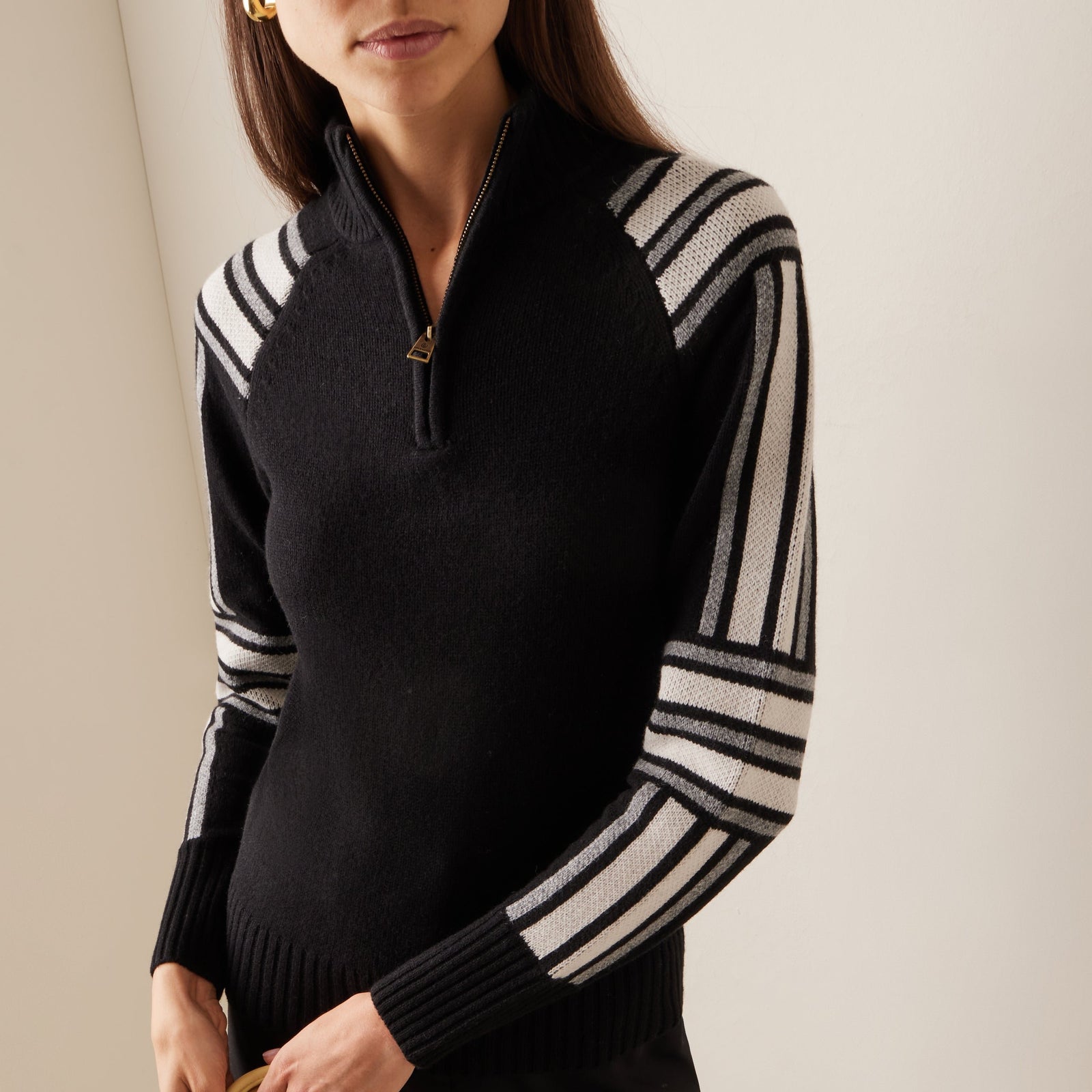 Women's Cashmere Merino Alpine Knit Ski Race Sweater – Alps & Meters