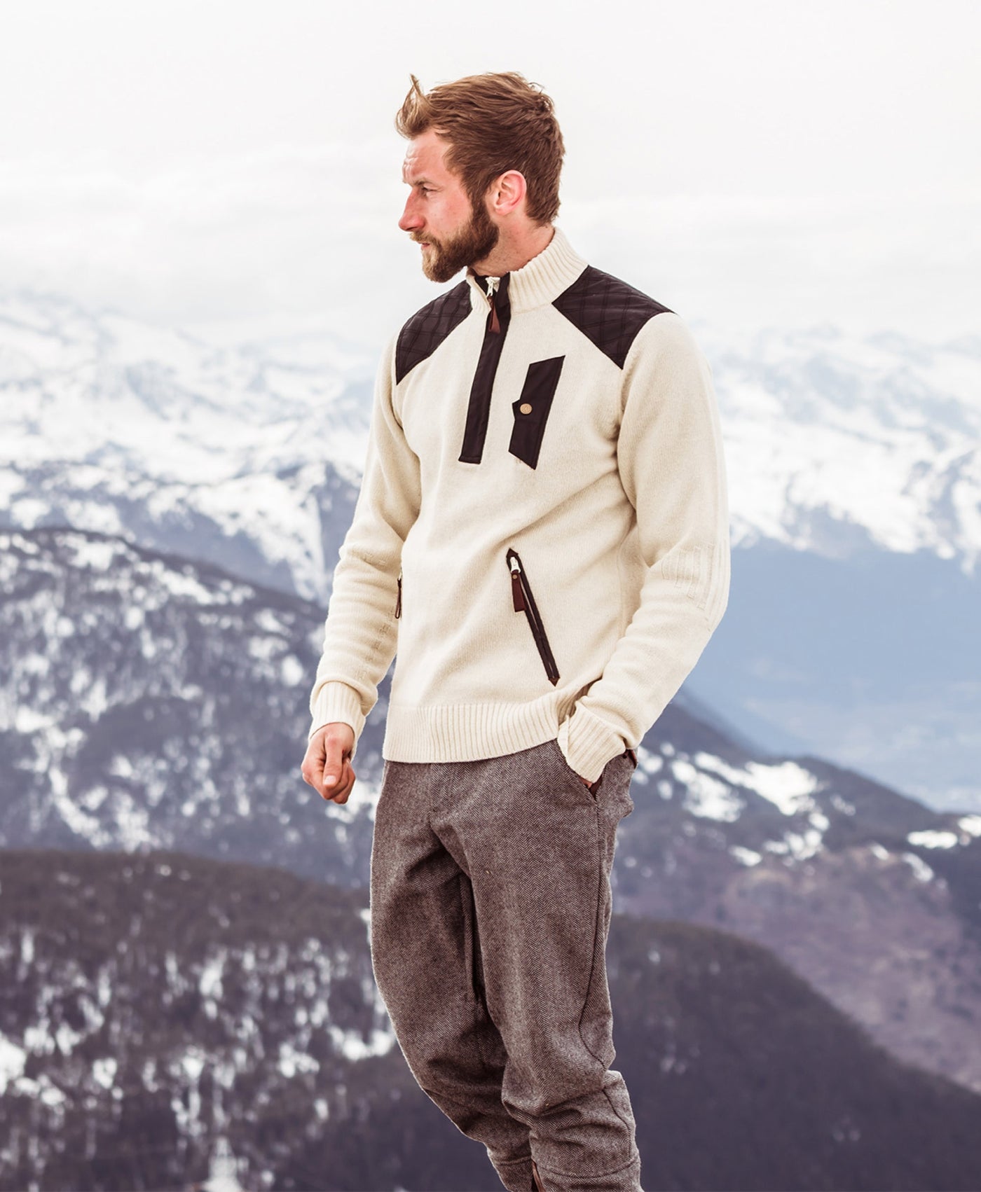 Men's Alpine Guide Ski Sweater – Alps & Meters