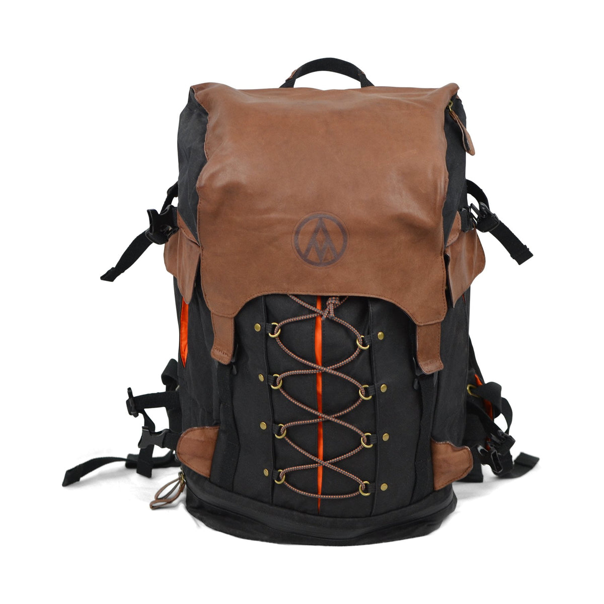 Traditional Waxed Cotton and Leather Ski Pack – Alps & Meters